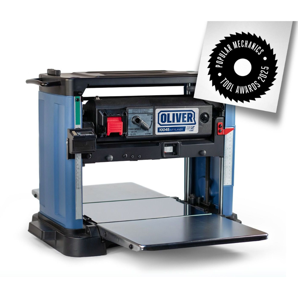 Oliver Machinery 13" Planer with HCX Helical Cutterhead 2HP 15A 1Ph ...