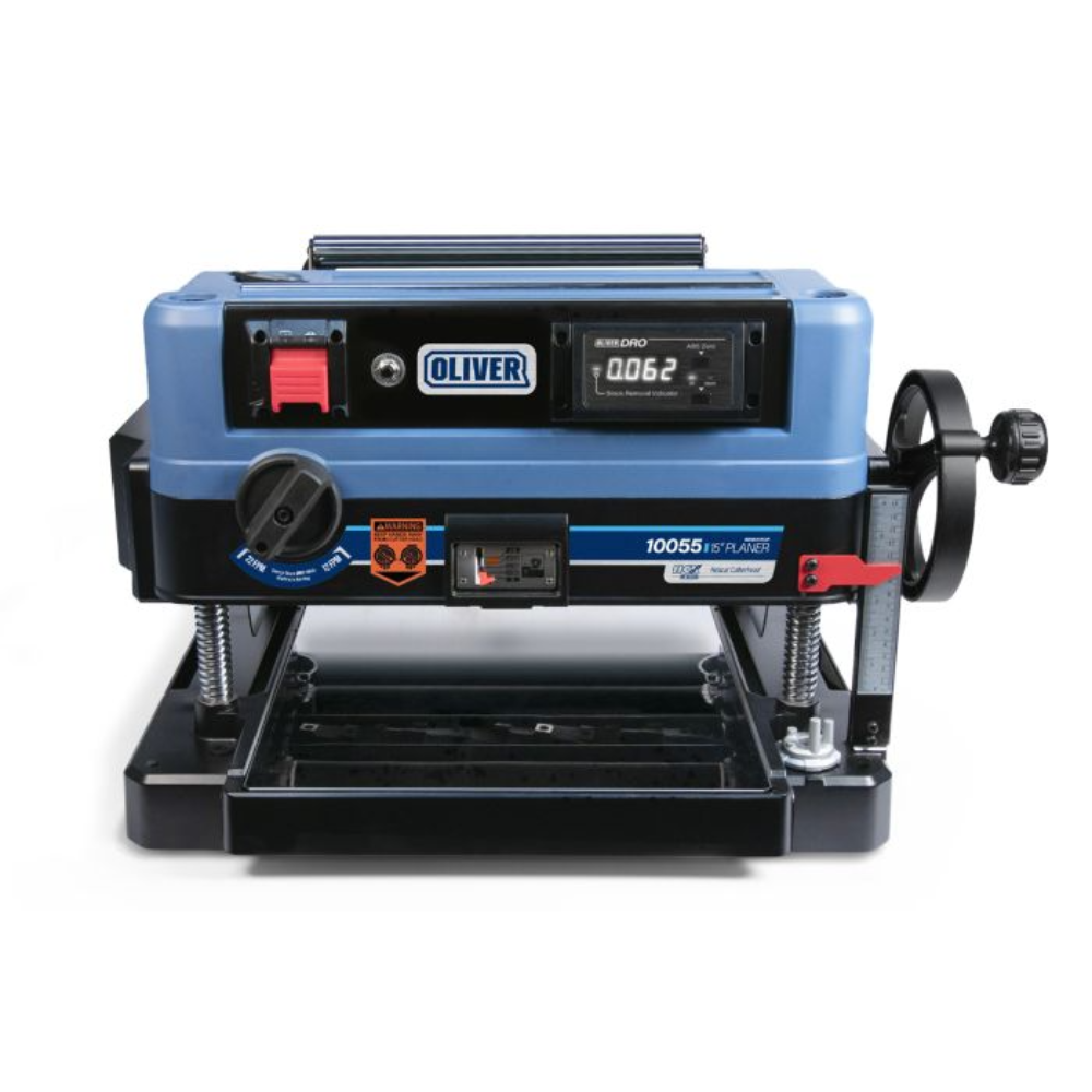 Oliver Machinery 15" Planer with HCX Helical Cutterhead 2.5HP 1Ph - 10 ...